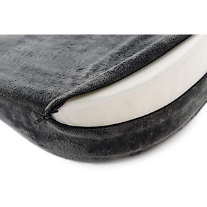 Cheer Collection Memory Foam Maternity Wedge Cushion | Pregnancy Pain Relief Belly Support Pillow with Removable Microplush Washable Cover