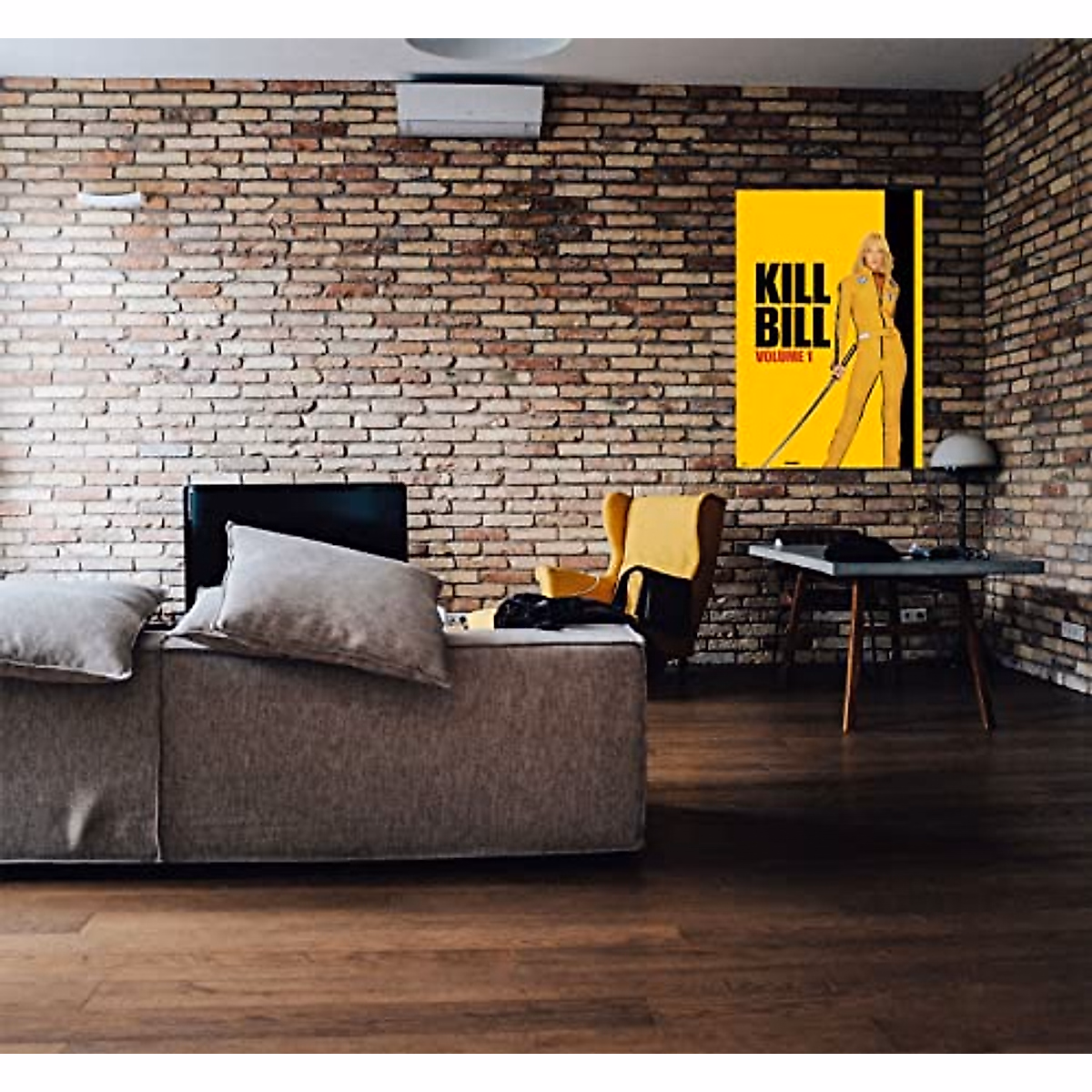 POSTER STOP ONLINE Kill Bill Volume 1 - Movie Poster (Regular Style - Black Mamba & Katana) (Size 24 x 36)