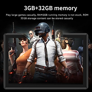 Clovertek Tablet,10.1 inch Android 13 Tablet PC,MT8766,3GB RAM,32GB ROM,4G LTE,5+8MP,G+G,Dual Speaker