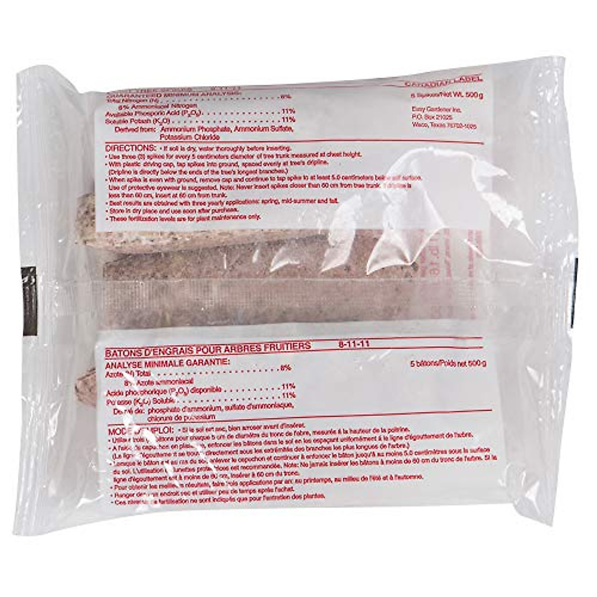 Jobe's, Fertilizer Spikes, Fruit and Citrus, 5 Count, Slow Release, Apple, Orange, Lemon, Trees