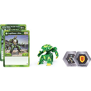 Bakugan Ultra, Lupitheon, 3-inch Collectible Action Figure and Trading Card, for Ages 6 and Up