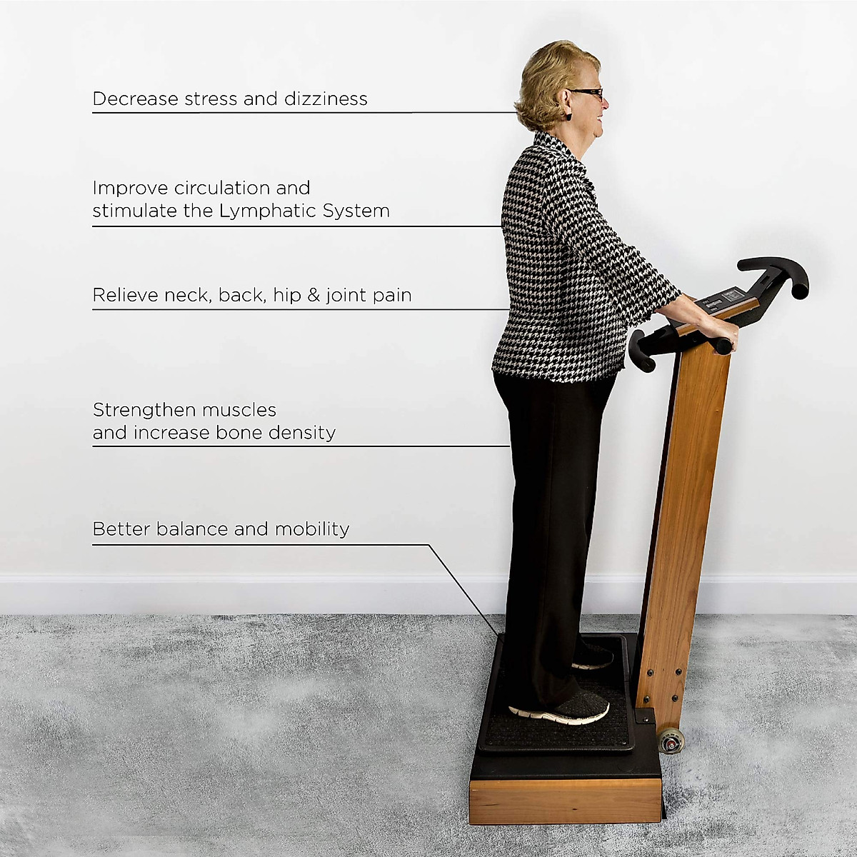 LifetimeVibe Whole Body Vibration Plate, Vibration Machine for Exercise, Athletes, Seniors, Chiropractors