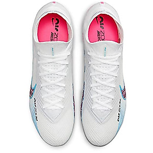Nike Zoom Superfly 9 Elite FG Mens Football Boots DJ4977 Soccer Cleats (UK 8 US 9 EU 42.5, White Baltic Blue Pink Blast 146)