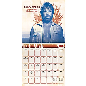 2023 Chuck Norris Wall Calendar