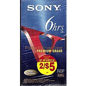 Sony 6 hour T-120VE VHS