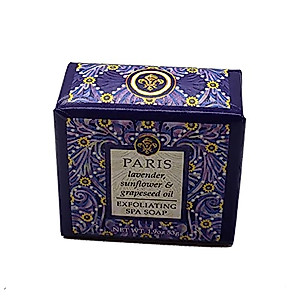 Greenwich Bay Trading Company Destination Collection Bundle: Paris - 2oz Mini Wrapped Soap Block + 2oz Mini Shea Butter Lotion