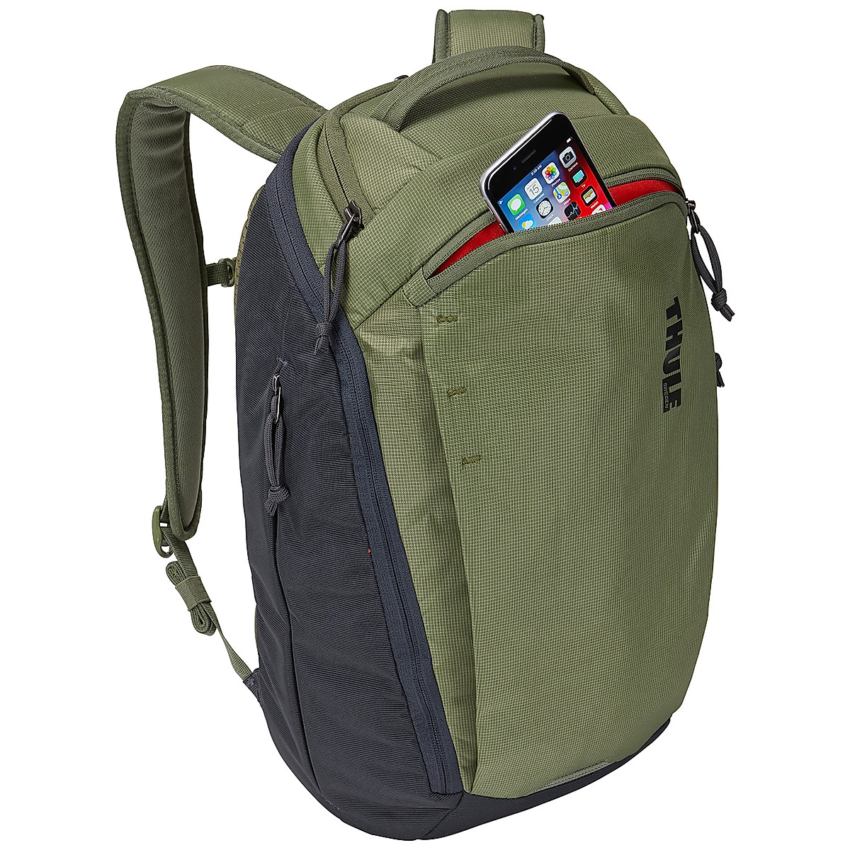 Thule EnRoute Backpack 23L, Olivine-Obsidian, One Size