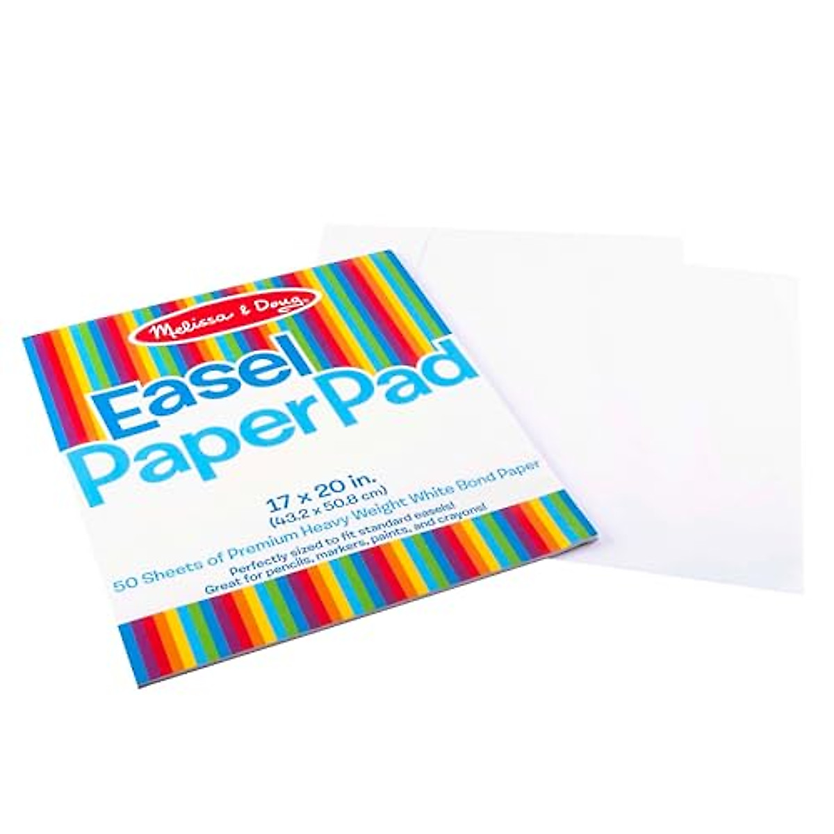 Melissa & Doug Easel Pad Bundle 50 Sheets 2-Pack - Large Easel Paper Pad For Classrooms