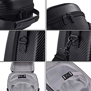 VR Storage Bag Compatible for PS5VR2/PSVR2, Carrying Case Cover for VR Gaming Headset Hard Travel Box for Virtual Reality Host Protective All-in-One Suitcase Pouch for VR Controller