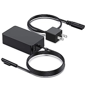 TREE.NB Laptop Surface Pro Charger 15V 2.58A 44W Power Supply for Microsoft Surface Book Surface Pro 8/7/6/5/4/3 Laptop 1/2/3 Surface Go 1/2 & Surface Book (Not Compatible Surface 3)