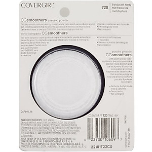 CoverGirl Smoothers Pressed Powder Foundation Translucent, Honey(N)720, 0.32-Ounce Packages (Pack of 2)