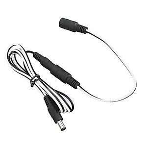 Solar Panel Extension Cable, High Safety Factor Plug and Play DC Extension Connector Cable for LED Lights (1m / 3.3ft)