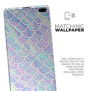 DesignSkinz Iridescent Dahlia v9 Protective Vinyl Decal Wrap Skin Cover Compatible with The Samsung Galaxy S20 (Screen Trim & Back Glass Skin)