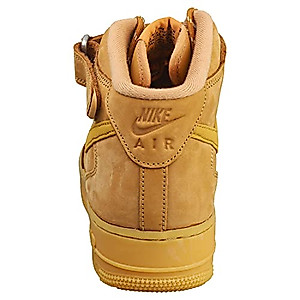 Nike Men's Air Force 1 Sneaker, Flax/Wheat-gum Light Brown, 11