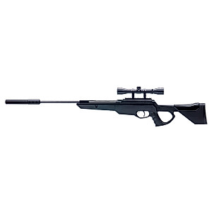 Barra Pellet Guns for Adults - Air Rifle for Hunting, Scope Included, Fires .177 Caliber Pellets, Break Barrel Spring Piston (Black TPR 1300 FPS)