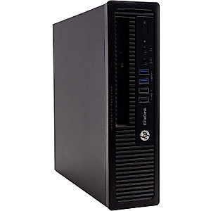 HP Elitedesk 800 G1 USFF, Intel i7-4770s up to 3.9 GHz, 16GB RAM, 240GB SSD, DVD, Windows 10 Professional 64 Bit (Renewed)