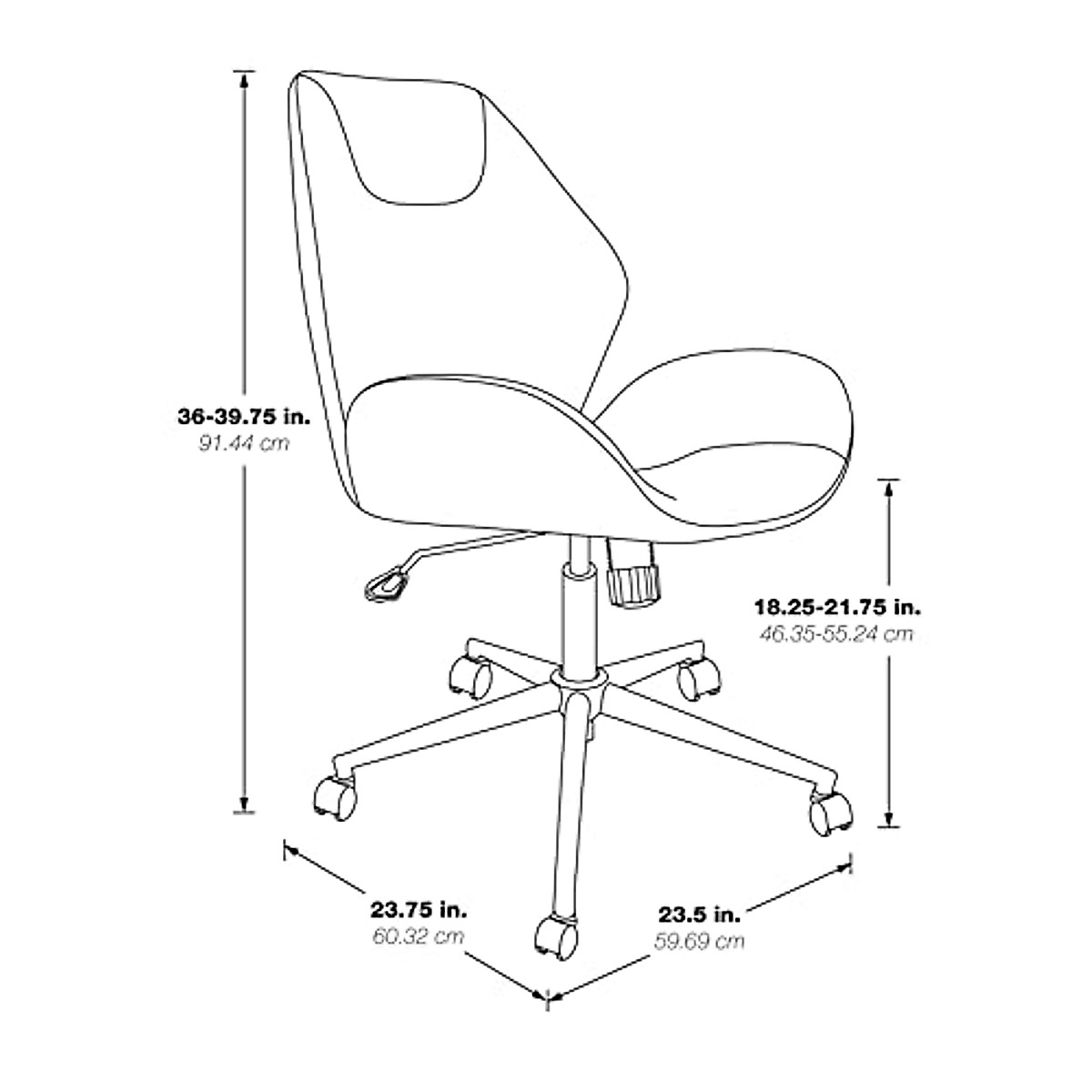 OSP Home Furnishings Chatsworth Office Chair