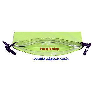 Freegrace Waterproof Dry Bag - Lightweight Dry Sack with Seals and Waterproof Case -Float on Water -Keeps Gear Dry for Kayaking, Beach, Rafting, Boating, Hiking, Camping and Fishing (10L, Green)