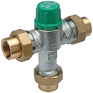 Zurn Wilkins 34-ZW1070XL 3/4" ZW1070XL Aqua-Gard Thermostatic Mixing Valve Lead Free