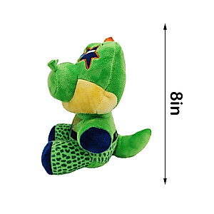 Montgomery Gator Plush Toy, FNAF plushies Toy, Security Breach FNAF All Character Stuffed Animal Doll Children's Gift Collection,8”