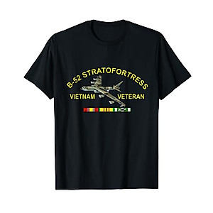 B-52 Stratofortress Specs B-52 Bomber Vietnam Veteran T-Shirt