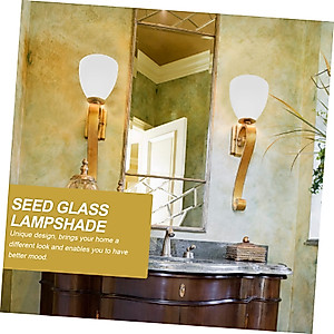 Chandelier Shade Chandelier Lampshade Hanging Lamp Shade Glass Shades for Pendant Lights Lamp Shade for Ceiling Lamp Pendant Lamp Shade Lamp Shade Accessory Glass Lampshade