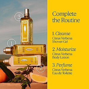 L'OCCITANE Citrus Verbena Eau de Toilette: Sparkling and Zesty Fragrance, Enriched with Verbena Extract from Provence, 3.3 Fl. Oz