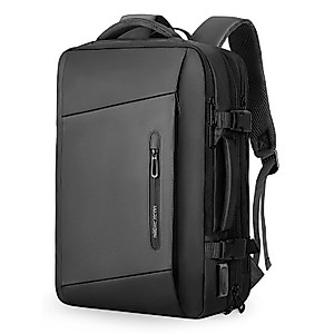 Mark Ryden Laptop Backpack,17.3 Inch Large Capacity Business Backpack for Men,Waterproof Expandable Carry-on Travel Backpack,Anti-Theft Gaming Laptop Backpack with USB Charger (Expandable 30L-45L)