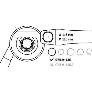 BOSCH Dust extraction guards for sanding 2 605 510 224 GWS 8,10,11,14