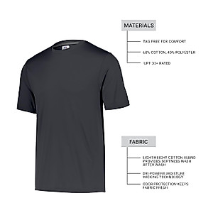 Russell Athletic Men's Short Sleeve Performance T-Shirt, Stealth, X-Large