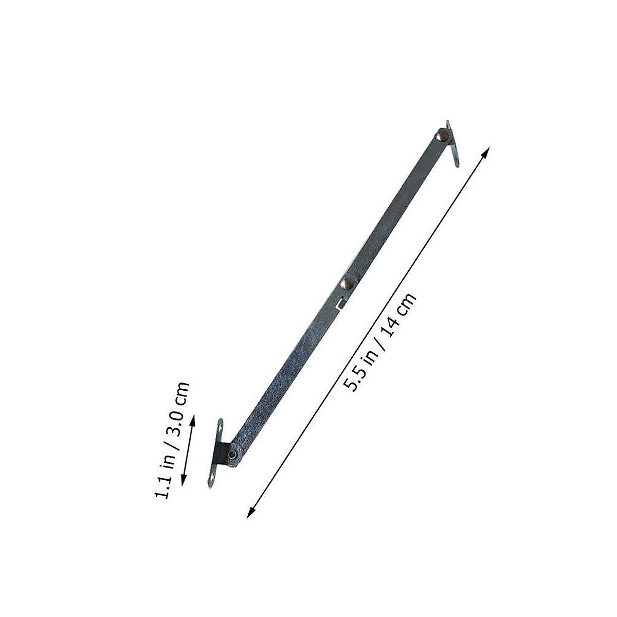 OSALADI 1 Pair Lid Support Buffer Close Lid Support Lift up Stay Support Safety Lid Supports Floor Mirror Iron Hinge