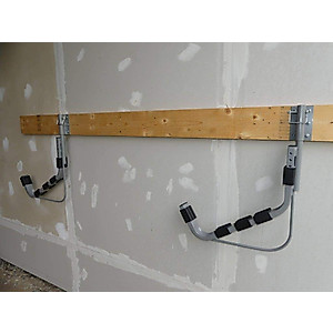Tech Team KAYAK SUP STORAGE RACK FOLDS FLAT TO WALL 200 lb. CAPACITY WEB STRAPS RUBBER CUSHIONS