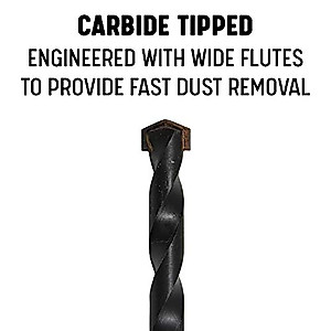 Drill America - DAM6X1 1" x 6" Carbide Tipped Masonry Drill Bit, Dam Series