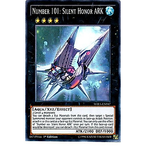 Yu-Gi-Oh! - Number 101: Silent Honor ARK - WIRA-EN047 - Super Rare - 1st Edition (WIRA-EN047) - Wing Raiders - 1st Edition - Super Rare