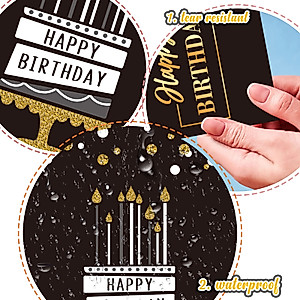 Idealmuzik Jumbo Birthday Card, Giant Birthday Party Greeting Card, Extra Large Guest Book Message Greeting Cards,Big Birthday Gifts Card for Women Men,Happy Birthday Party Decorations Supplies,14×22