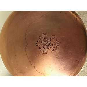 Vtg Revere Ware SS Copper Bottom 1 1/2qt Saucepan