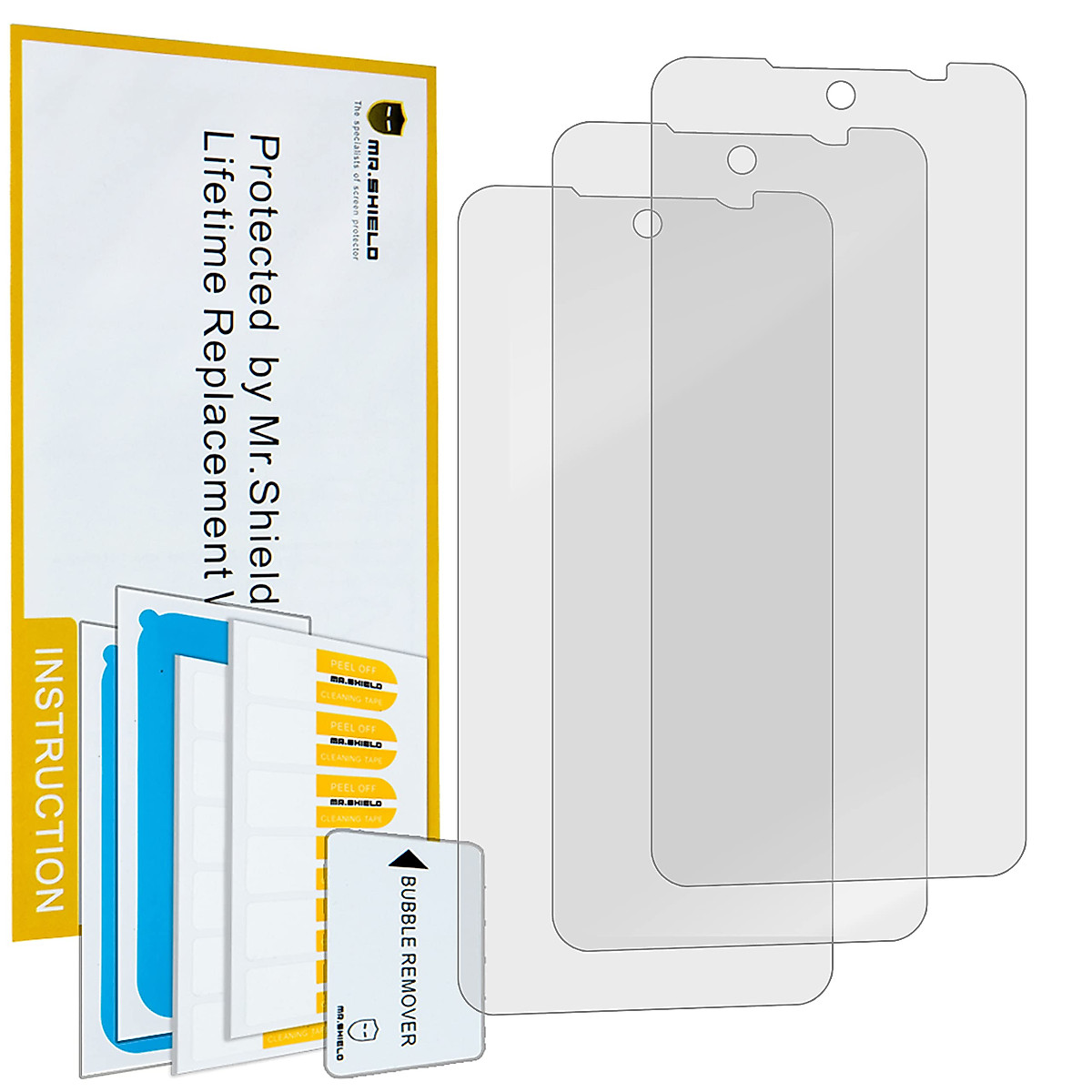 Mr.Shield Screen Protector compatible with Doogee V20S / V20 Pro 5G / V20 5G Anti-Glare [Matte] [3-Pack] (PET Material)