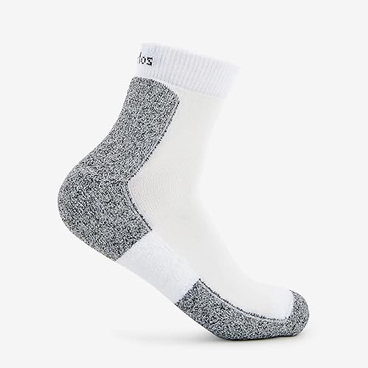 Thorlos Women's LRMXM Light Running Thin Padded Ankle Sock, White, Small