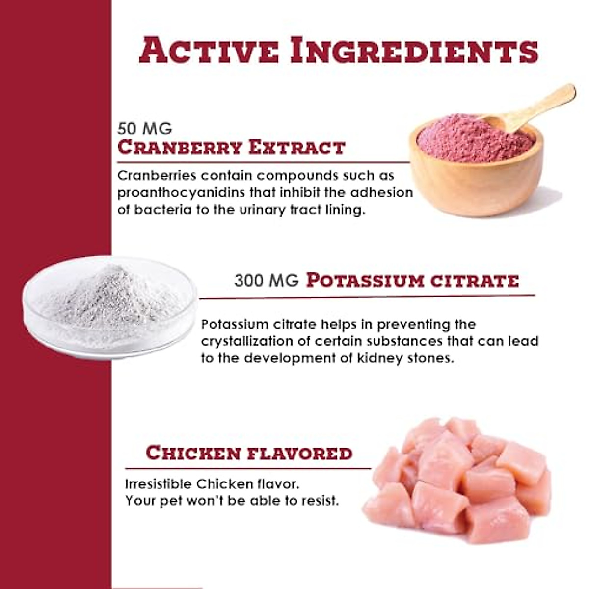 K-Plus Potassium Citrate Plus Cranberry Granules for Dogs and Cats - Veterinarian Approved UTI Remedy Granules - Supports Bladder Health - 60 Doses