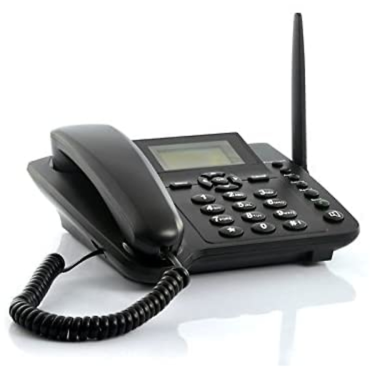 BW 2.4'' Wireless Quadband GSM Classic Desk Telephone Telephone handset for Business or Family (Especially for Older Folk) - Black