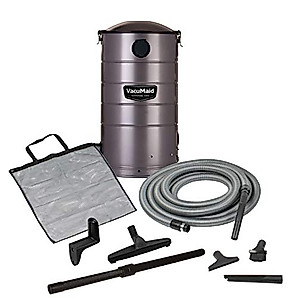 VacuMaid GV30 Wall Mounted Garage Vacuum with 30 ft Hose and Tools