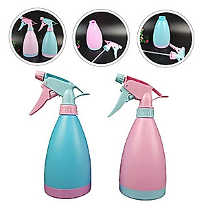 Yardwe 2Pcs watering can Misting plastic trigger sprayer Empty Spray Bottles hydoflask Succulent Watering Bottle Squirt Bottle Refillable Sprayer Bottles plastic carafe plant juicy or