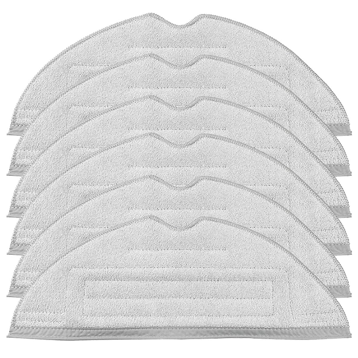 6 Pack Mop Cloth Pads for Roborock S7, Microfiber Mop Compatible with Xiaomi Roborock S7 S7+ S7 MaxV S7 MaxV Plus S7 MaxV Ultra S8 S8+ T7S T7S Vacuum Cleaner, Reusable and Washable Pad Accessories