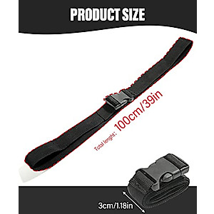 AOCISKA 39 Inch Battery Strap with Buckle,Battery Tie Down Strap,Battery Box Strap,Quick-Release Polypropylene Webbing Strap,Safely Secures Your Battery Box,Battery Straps for Cars Trucks Boats