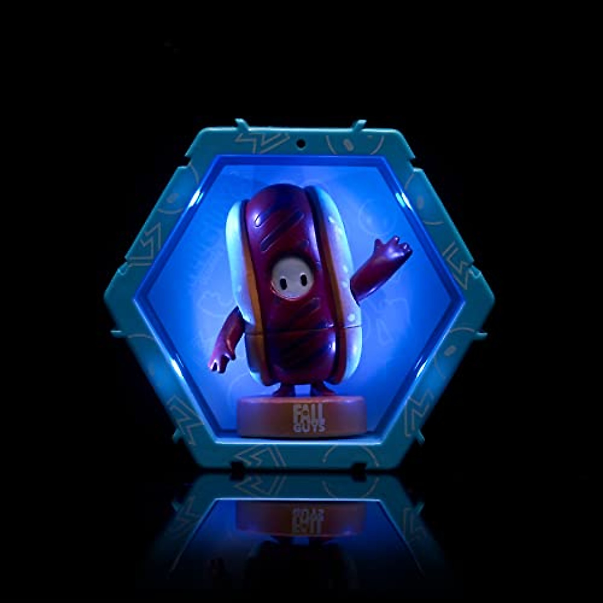 WOW! PODS Fall Guys: Ultimate Knockout - Hot Dog Light-up Bobble-Head Figure | Official Merchandise, Collectibles, Toys and Gifts | for Fall Guys Fans