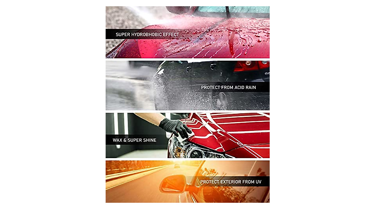 Super Shine Armor Waterless Wash & Wax Ceramic Coating - Eco-Friendly Shine