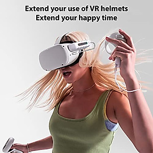 Famido Power Bank Battery Pack Compatible with Oculus/Meta Quest 2-Accessories for Quest 2 Extra 2-4Hours VR Playtime VR Headset Accessories