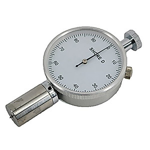 Graigar LX-D Shore D Hardness Tester Shore D Durometer 0~100HD to Testing of Resin, Acryl, Plexiglas, Thermos Plastic Rubber, Printing Plate, Fibred