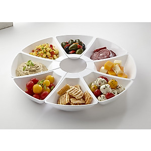 Mozaik Premium Plastic Entertaining and Tapas Set, 12 pieces