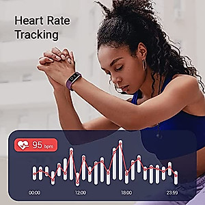 Kummel Fitness Tracker with Heart Rate Monitor, Waterproof Activity Tracker with Pedometer & Sleep Monitor, Calories, Step Tracking for Women Men Purple